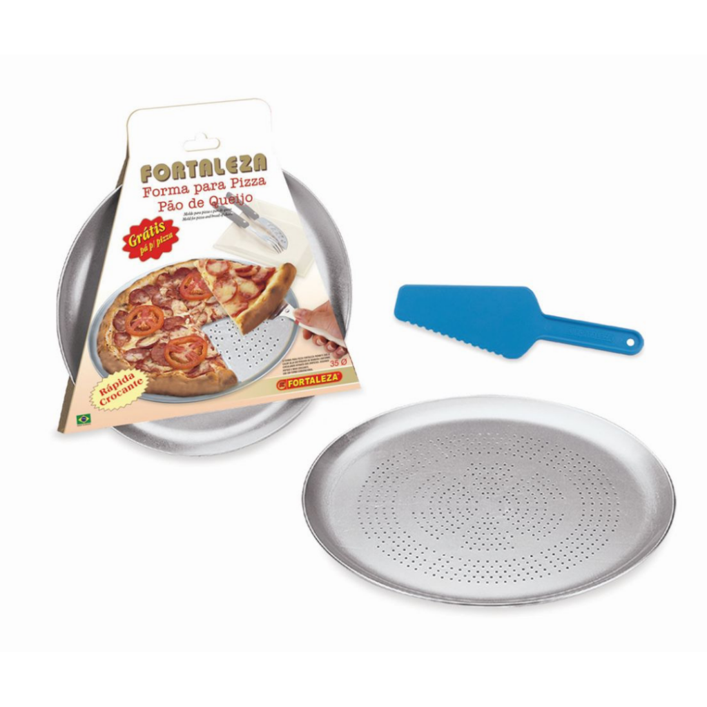 Forma de Pizza Furada Fortaleza n° 35 - Rei da Hotelaria